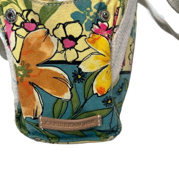 Caribbean Joe | Bags | Vintage Caribbean Joe Canvas Handbag Yellow ...